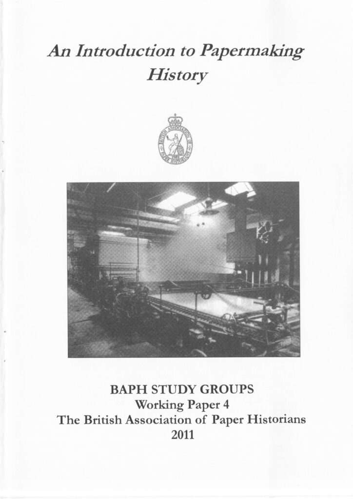 An Introduction to Papermaking History - British Association of Paper ...